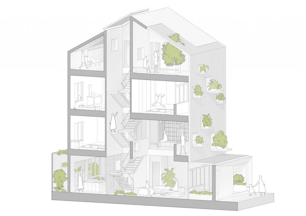 TH House: Drawing Vertical Connections – urbanNext