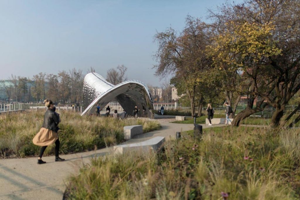 NAWA Pavilion: Inflated steel sculpture – urbanNext