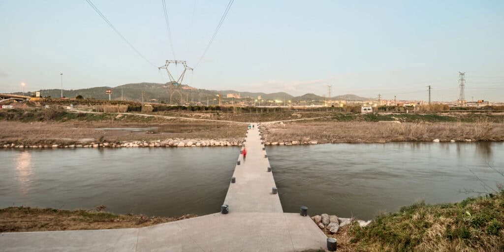 Floodable Ford on the Llobregat River – urbanNext